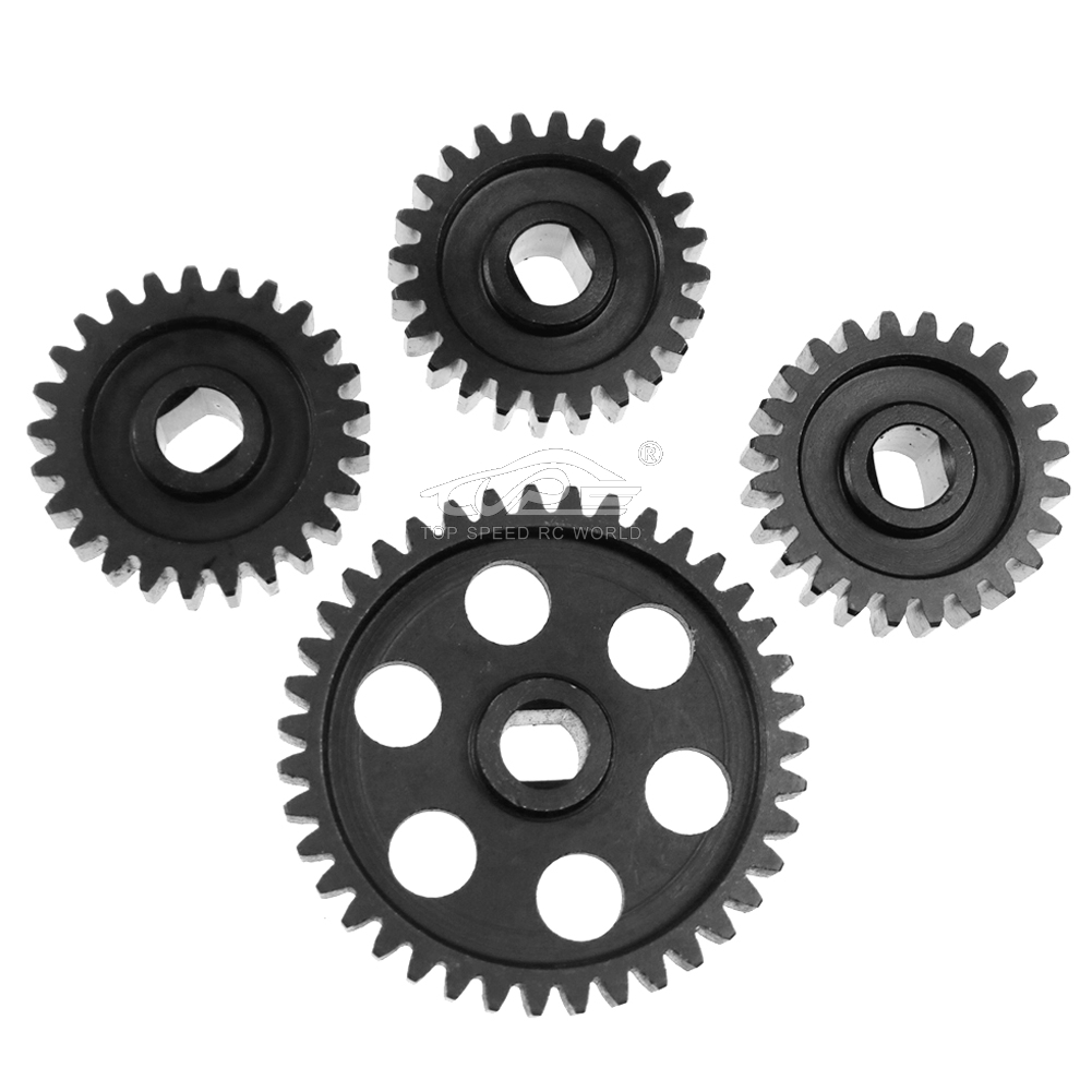 TOP SPEED RC WORLD 24T 24T 25T 39T Metal Gear Set for MT for 1/5 Scale ...