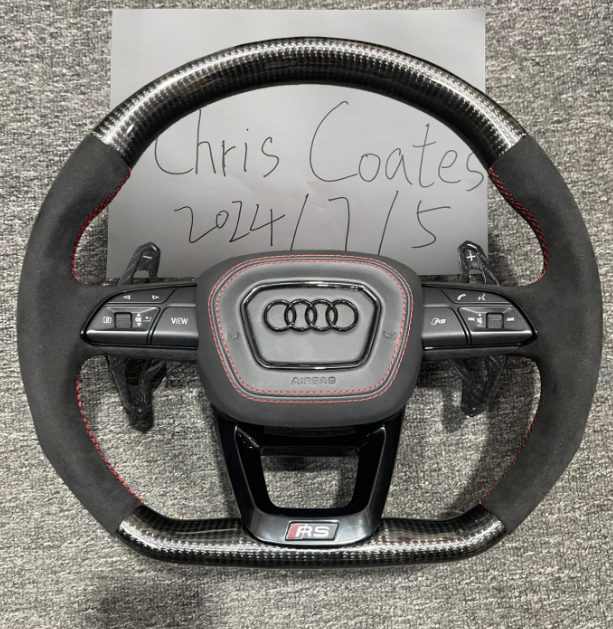 For 2024 Audi Rs3 Carbon Fiber Steering Wheel