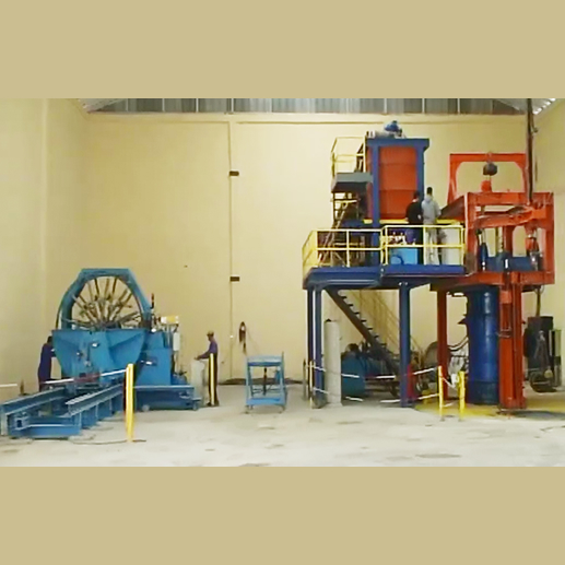 Core-rising Vibrating Concrete Pipe Making Machine
