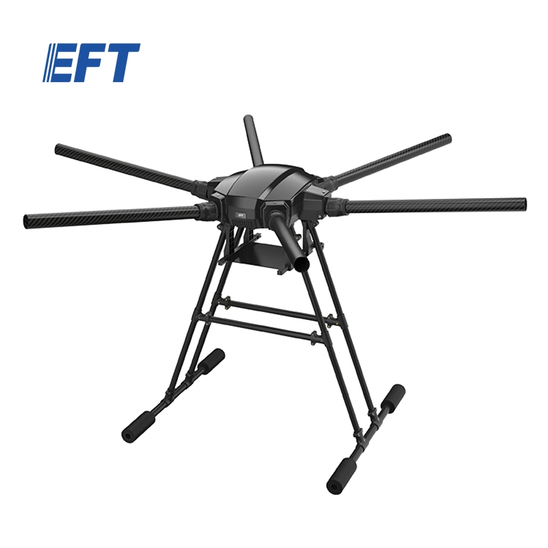 EFT 6-axis 6KGS Light Weight Industrial Use Cargo Delivery Drone Frame ...
