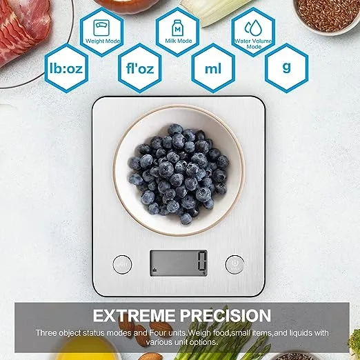 Geek Chef Smart Digital ‎Scale2.0 1 lb/oz, 304 Stainless Steel