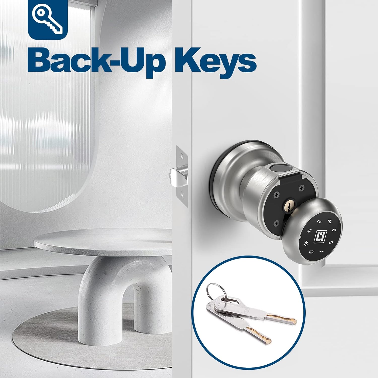 GeekTale Smart Door Knob with Keypad K02-02