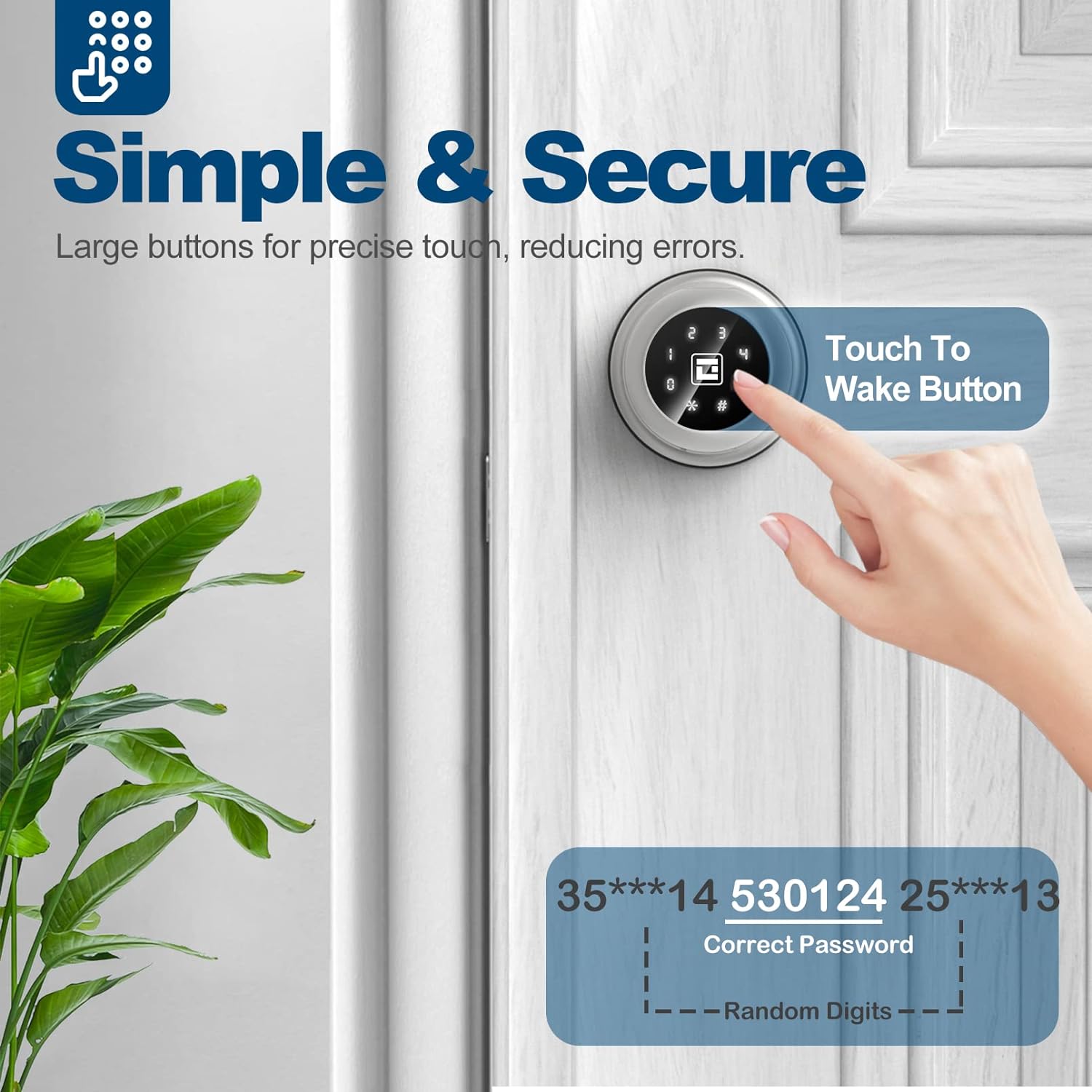 GeekTale Smart Door Knob with Keypad K02-02