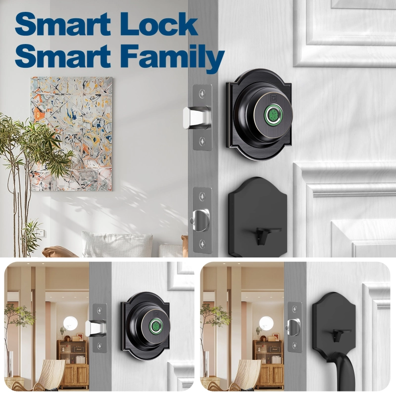 GeekTale Smart Deadbolt Lock, Fingerprint Deadbolt with App