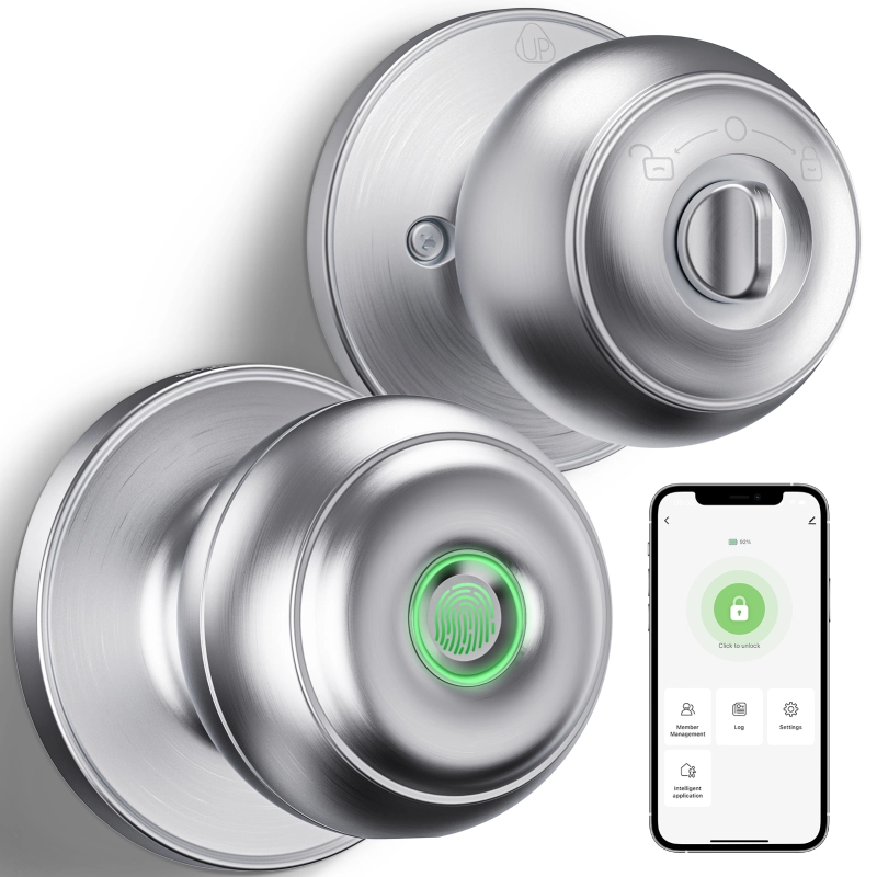 GeekTale Fingerprint Door Knob 3in1 Lock Smart Knob K12-S