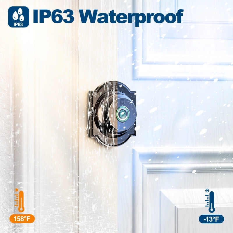 GeekTale Smart Deadbolt Lock, Fingerprint Deadbolt with App