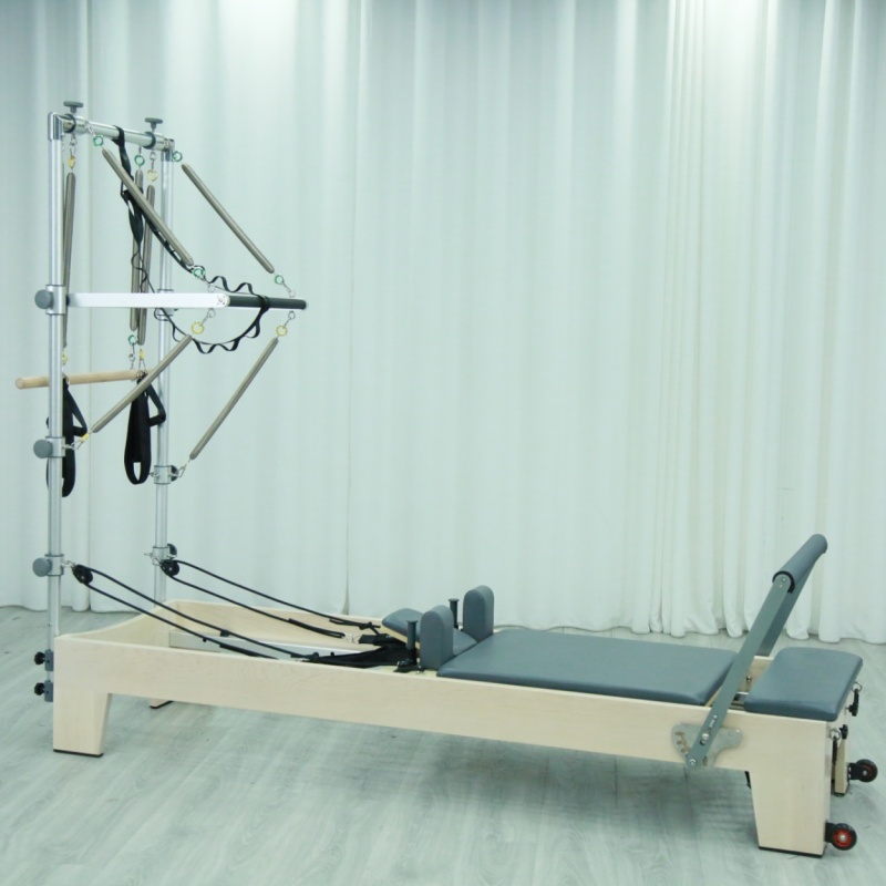 Luxury Full track Maple Pilates Reformer with tower