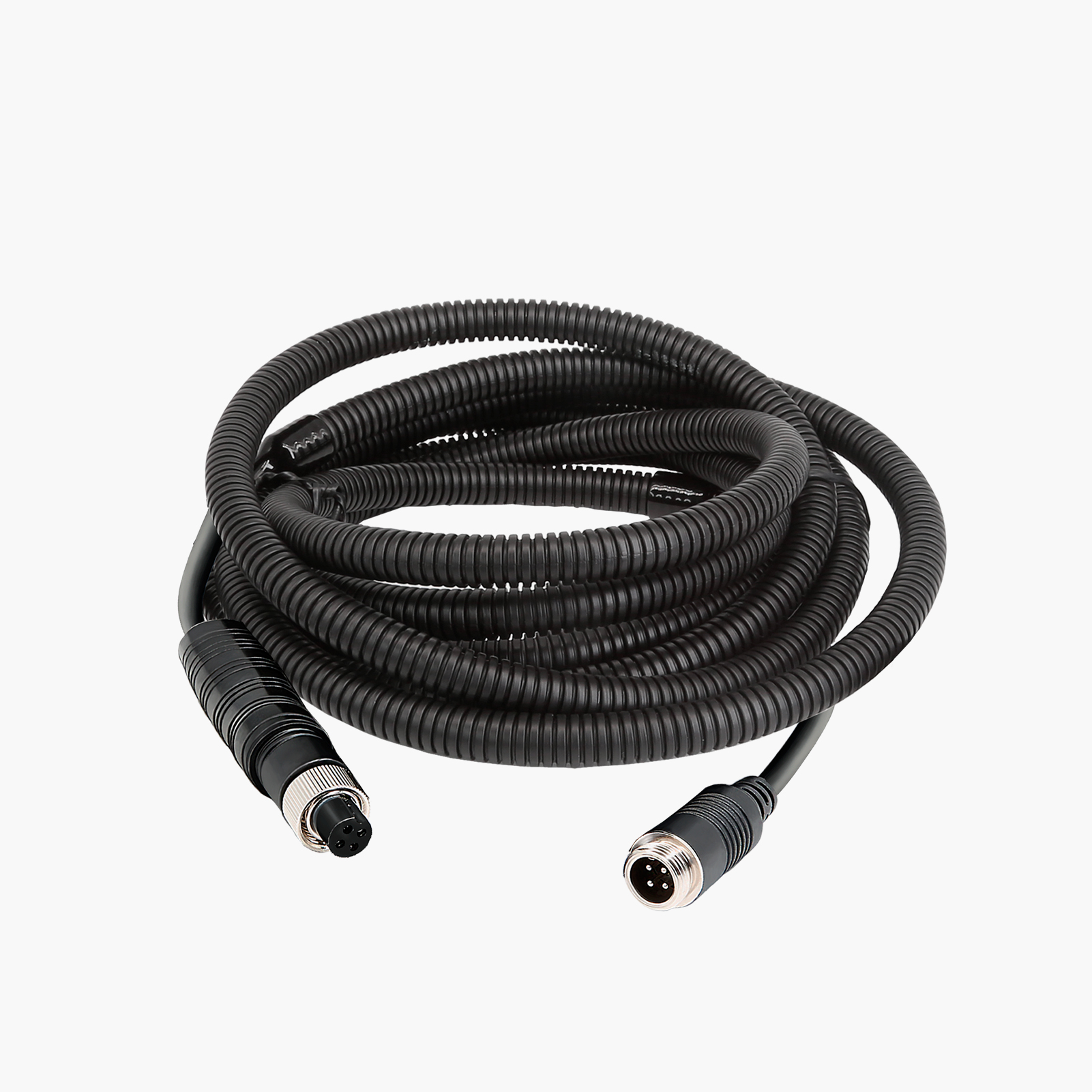 4 Pin Camera Aviation Extension Cable with Corrugation Tube Cover