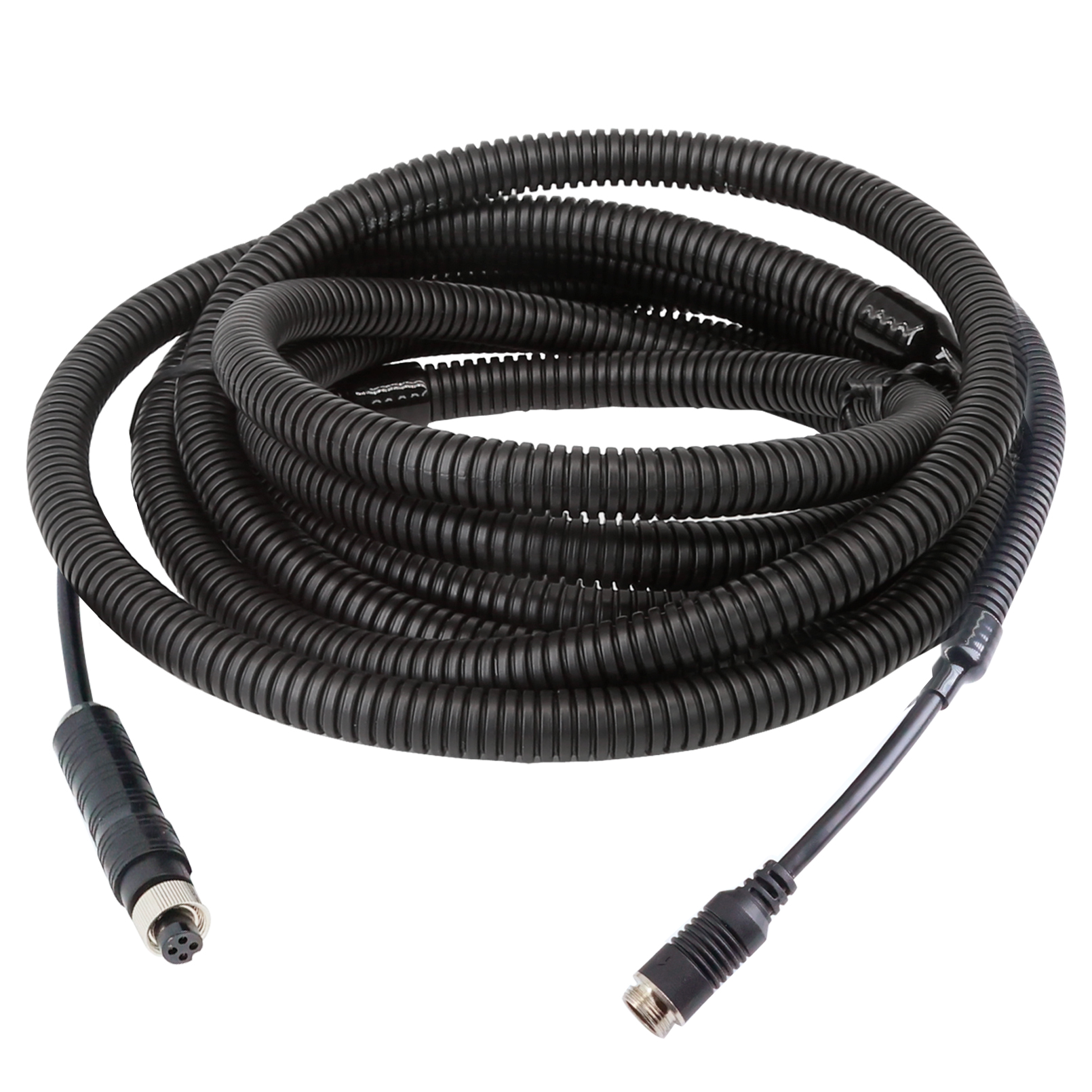 4 Pin Camera Cable with Corrugation Tube Cover