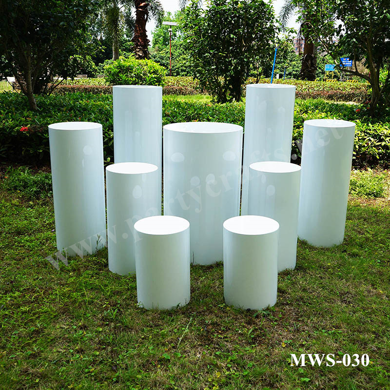 large size white plinths pedestal stand art display stands wedding ...