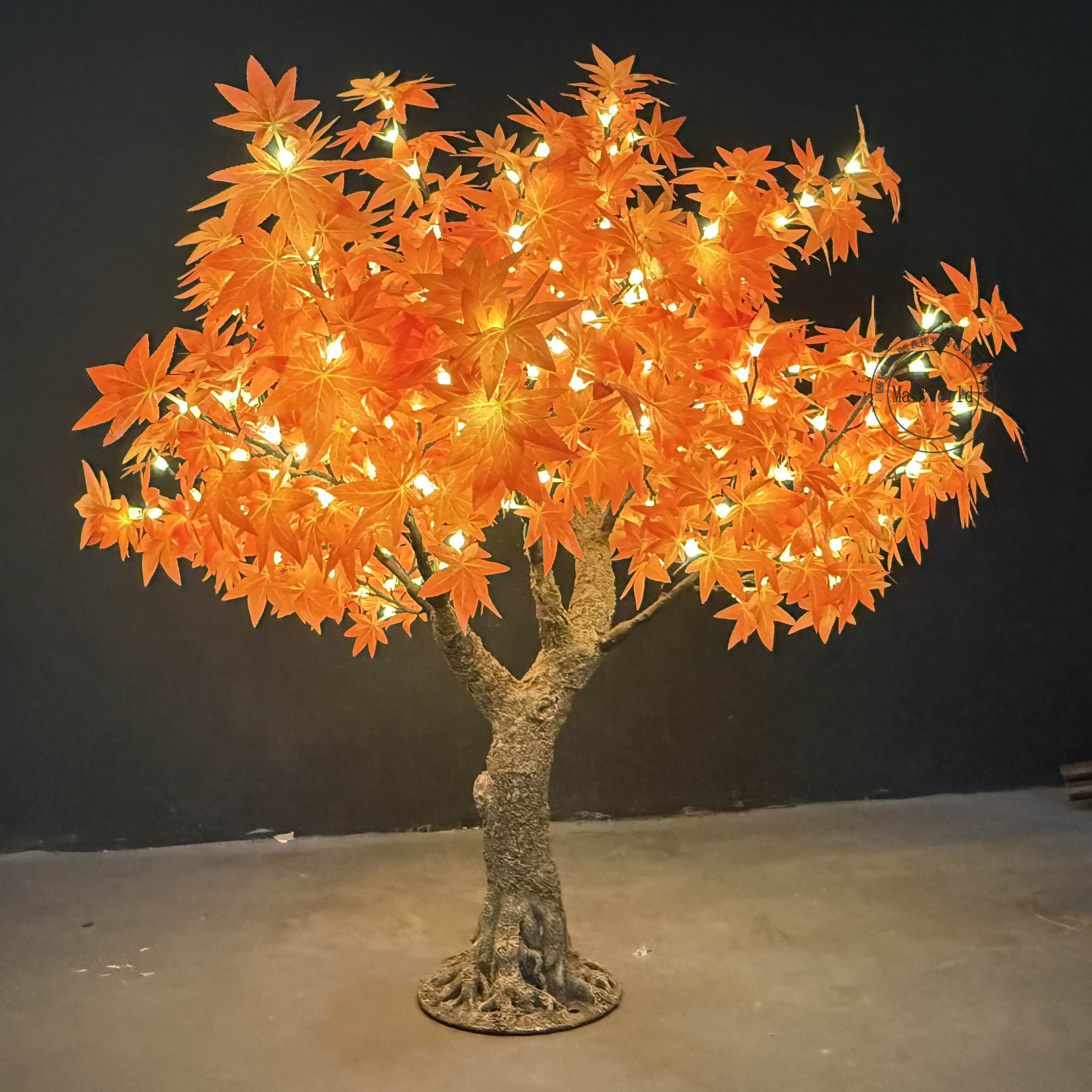 5 Ft lighting maple tree outdoor tree detachable for backyard garden ...