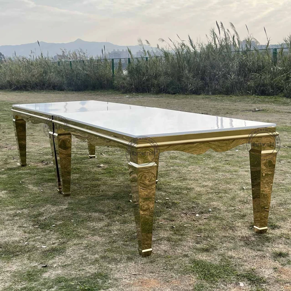 decorative rectangle table