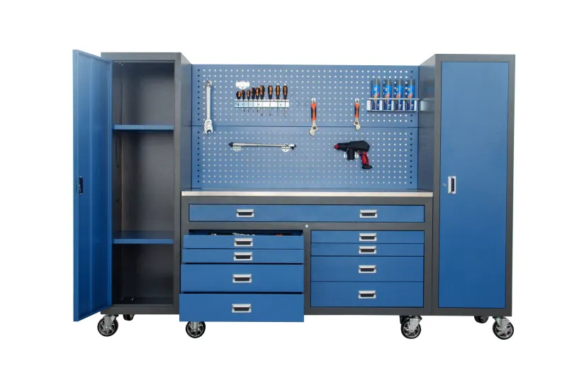 Heavy Duty Ready-to-assemble Steel Tool Cabinet Garage Storage System ...