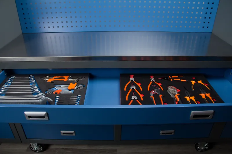 Heavy Duty Ready-to-assemble Steel Tool Cabinet Garage Storage System ...