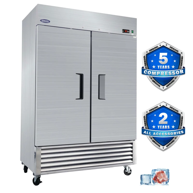 Xspracer 46-cu ft 2-Door Reach-In Commercial Freezer (Stainless Steel)
