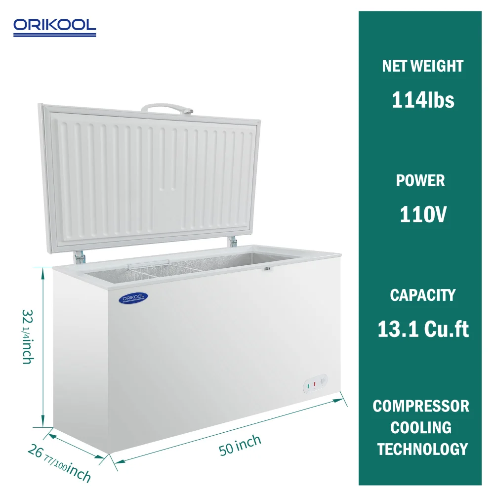 Xspracer 12.7-cu ft Solid Top Commercial Deep Chest Freezers with ...