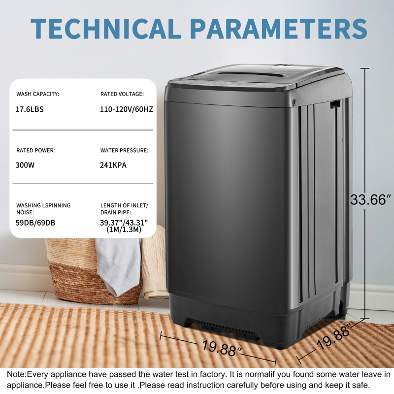 2.3-cu ft Compact Top-Load Washer