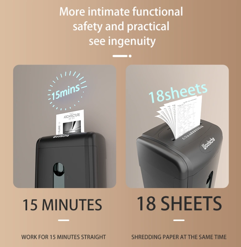 18-Sheet Cross-cut Paper Shredder