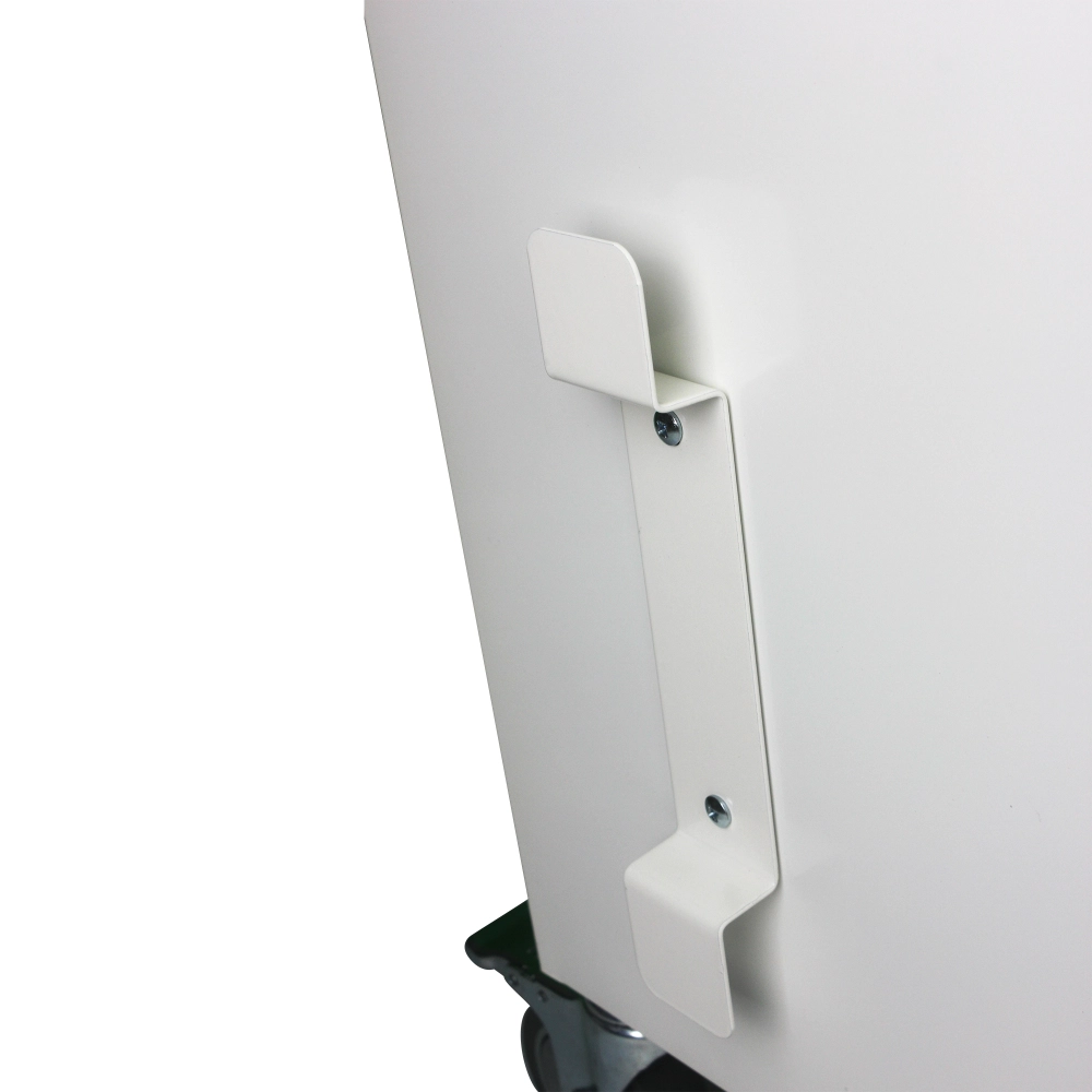 35 Devices Mobile Storage Charging Cart for Laptops with Lock - White