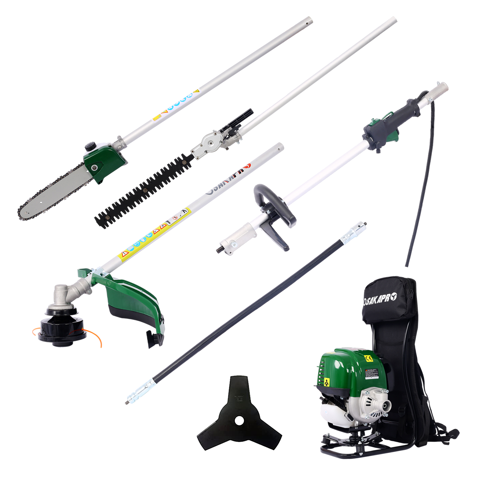 Xspracer Backpack 4 in 1 Multi Tool 38-cc 2-cycle Gas String Trimmer