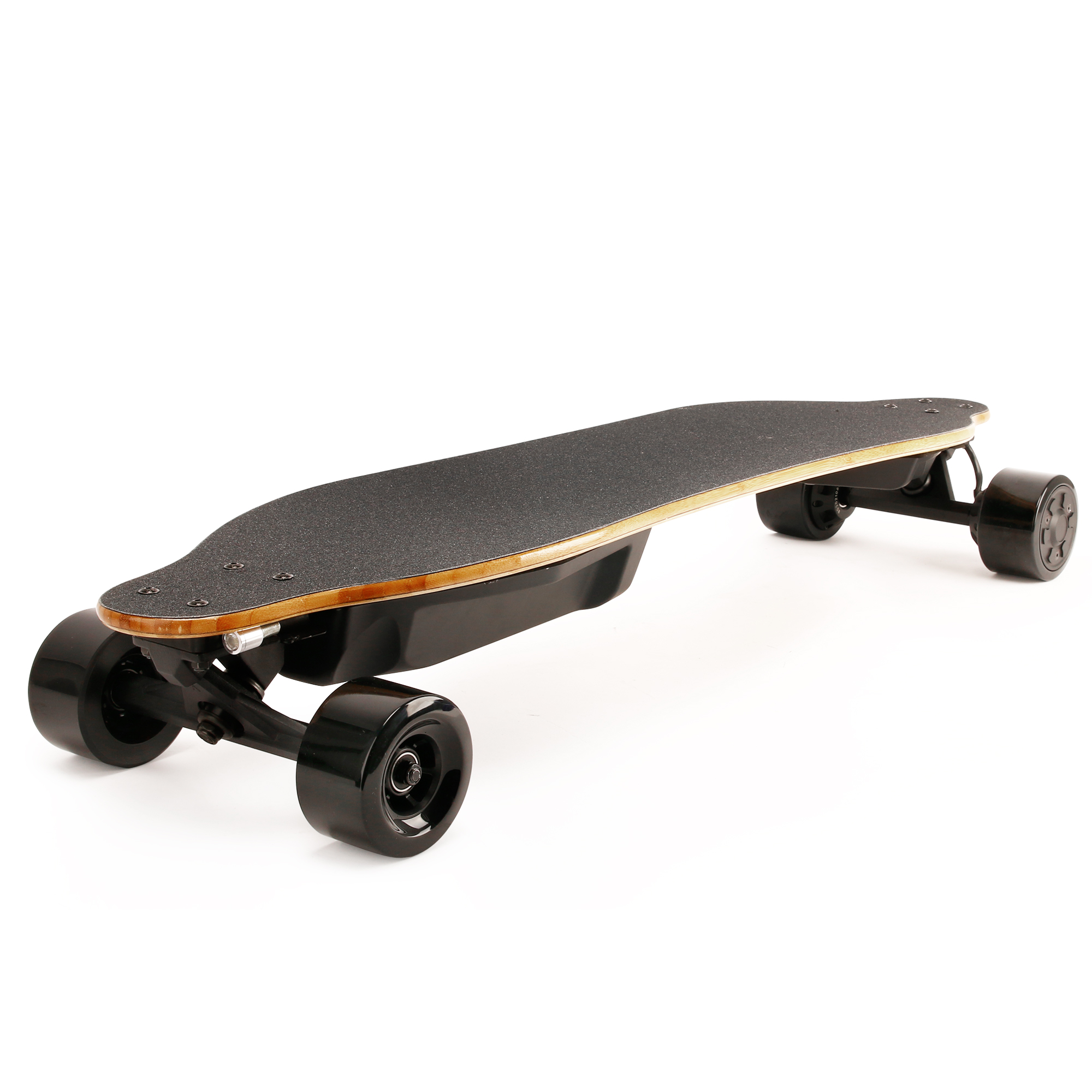 Portable Longboard Electric Skateboard with Remote Control and 2 Dual ...