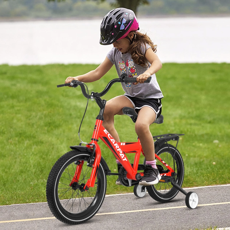 16-inch Kids Bike for Boys and Girls with Training Wheels,Fender and ...