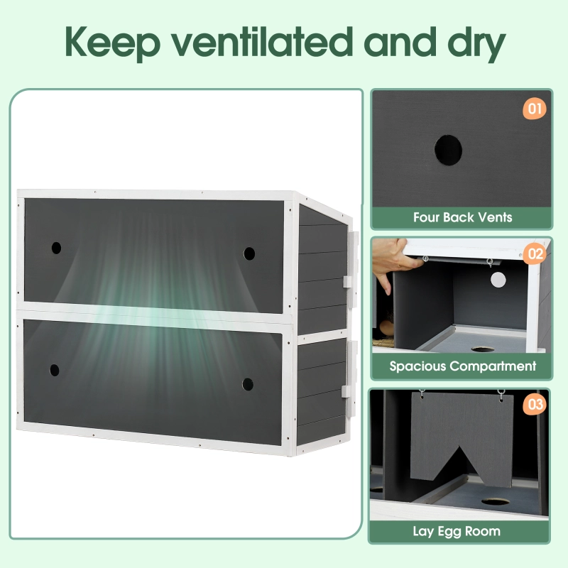 Wooden Chicken Nesting Box