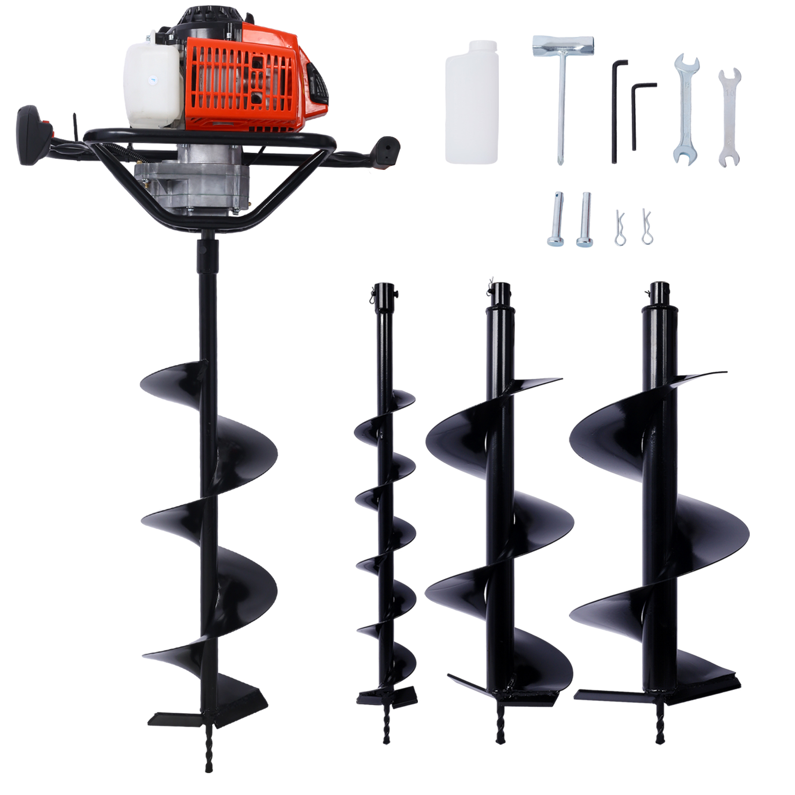 63CC Gas-Powered 2-Stroke Post Hole Digger