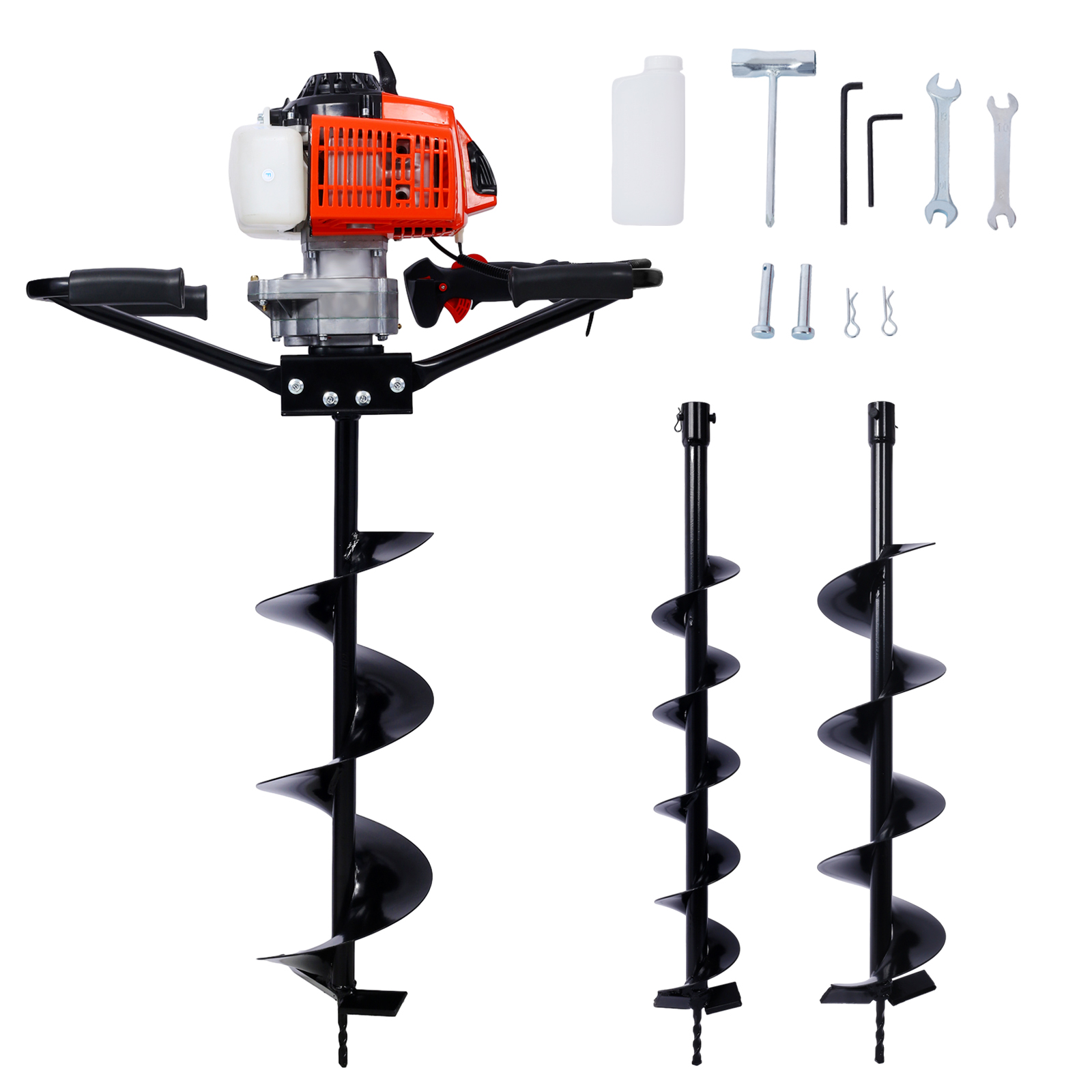 63CC Two Person Handle 2-Stroke Post Gas-Powered Hole Digger