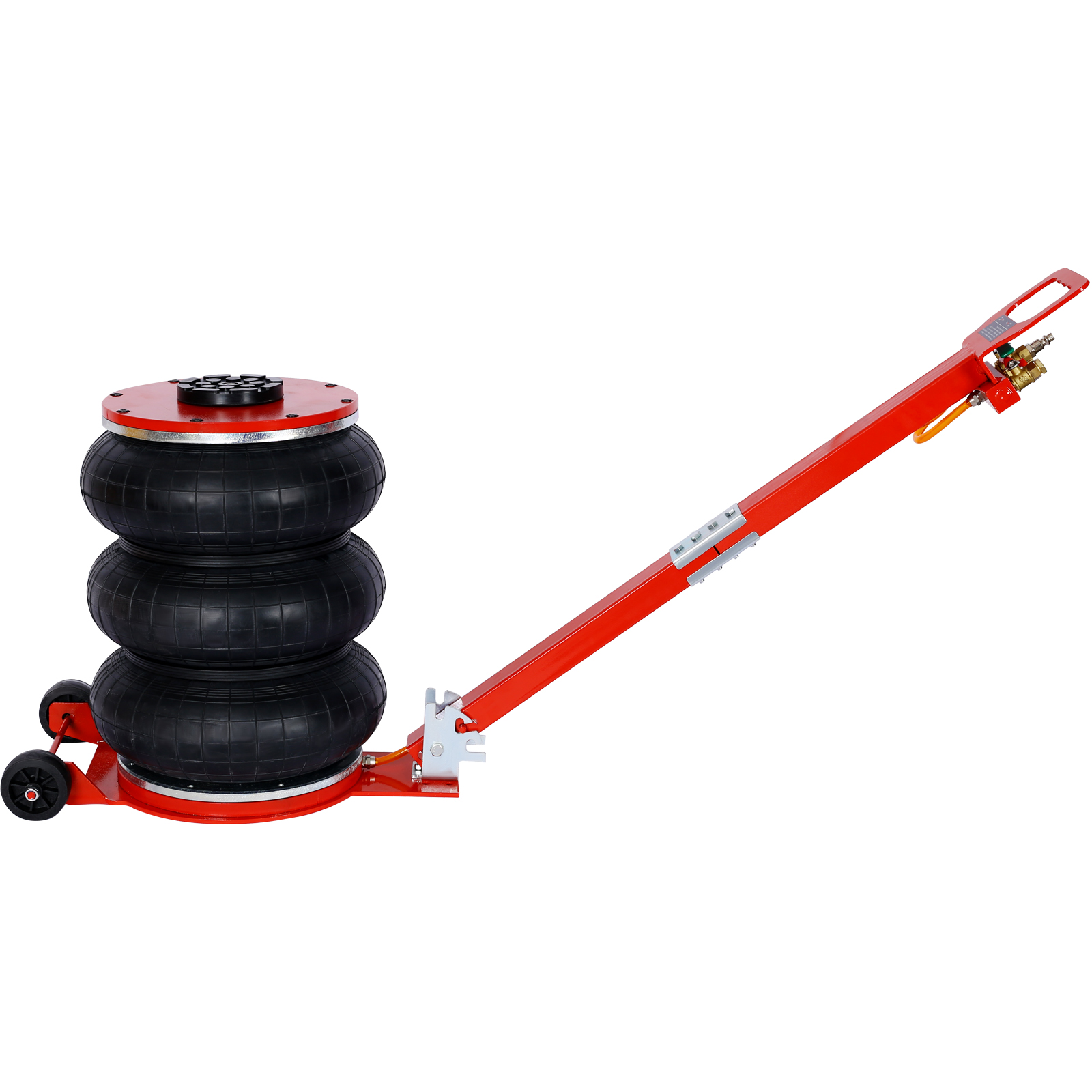 Red 5-Ton Steel Air/Hydraulic Air Lift