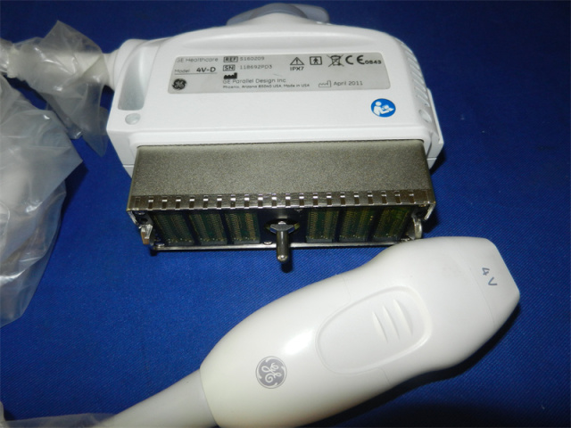 GE 4V-D 3D/4D Phased Array Ultrasound Transducer/Probe