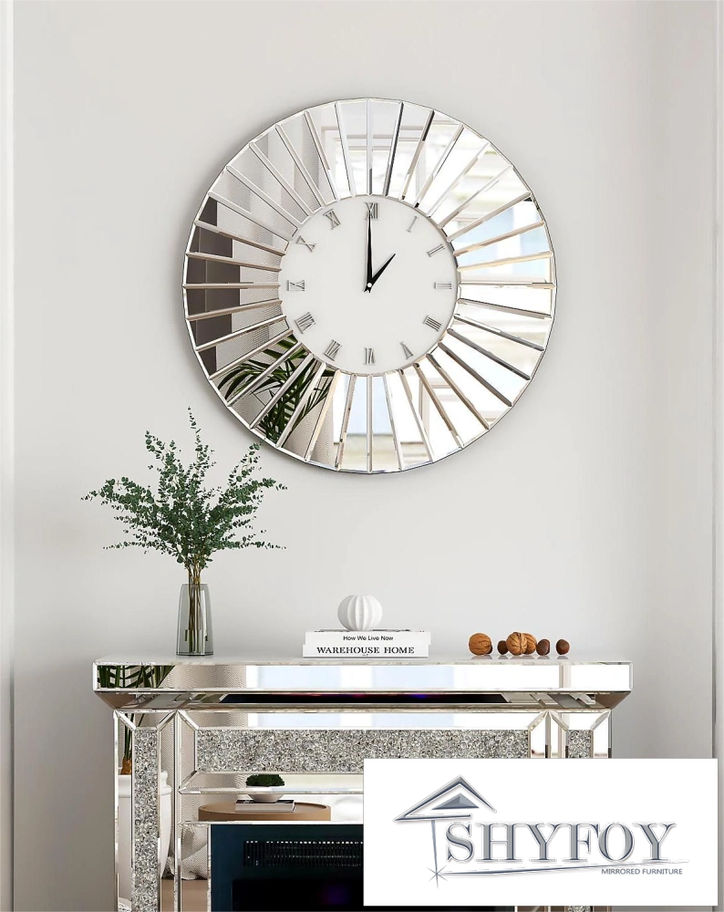 wall mirror clock