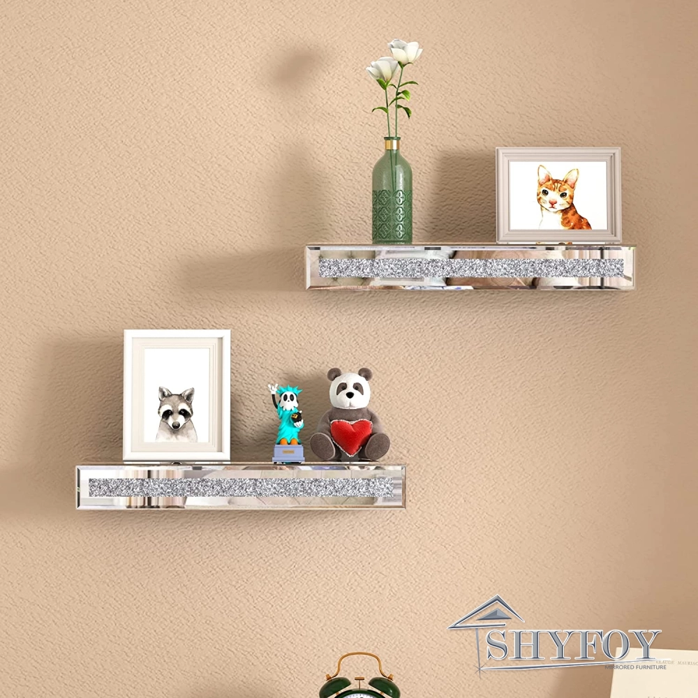 bedroom shelf wall