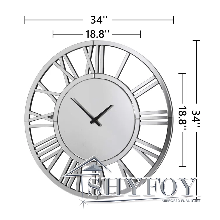 Jeni Oversized Round Wall Clock