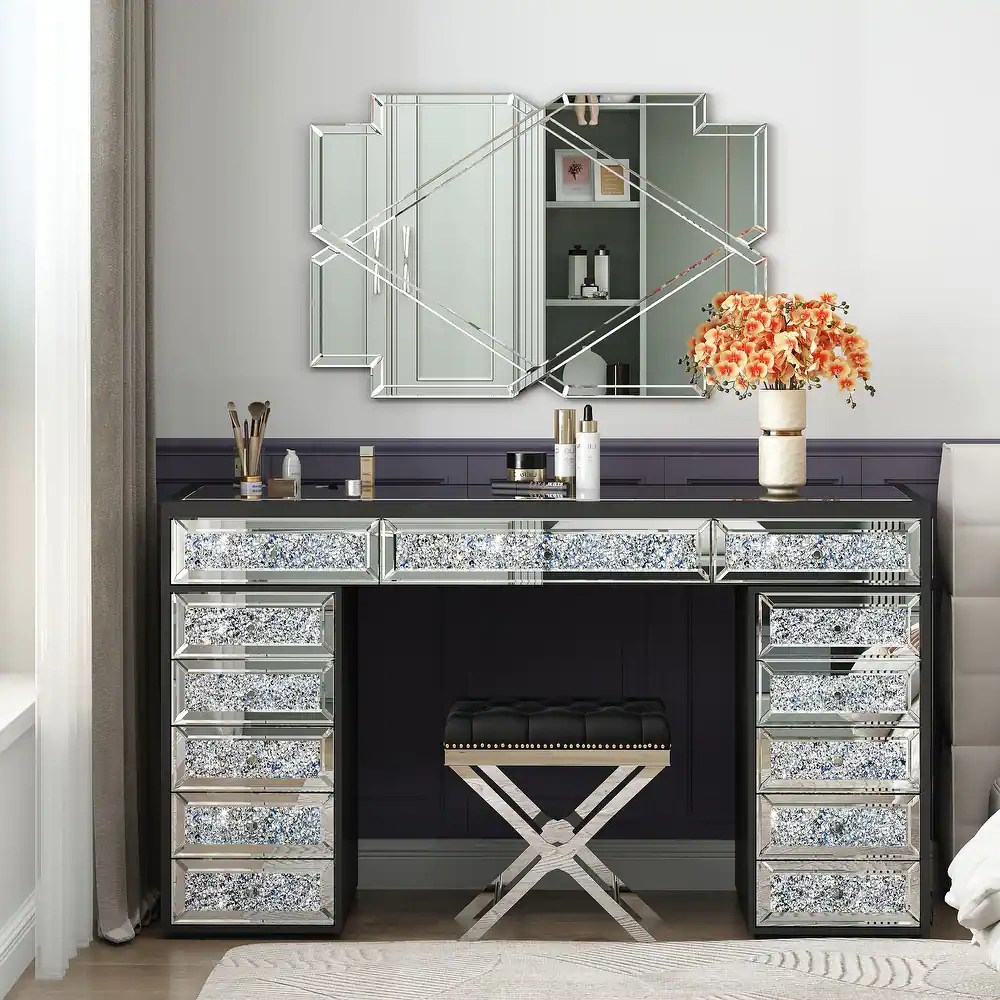 mirrored dressing table mirror