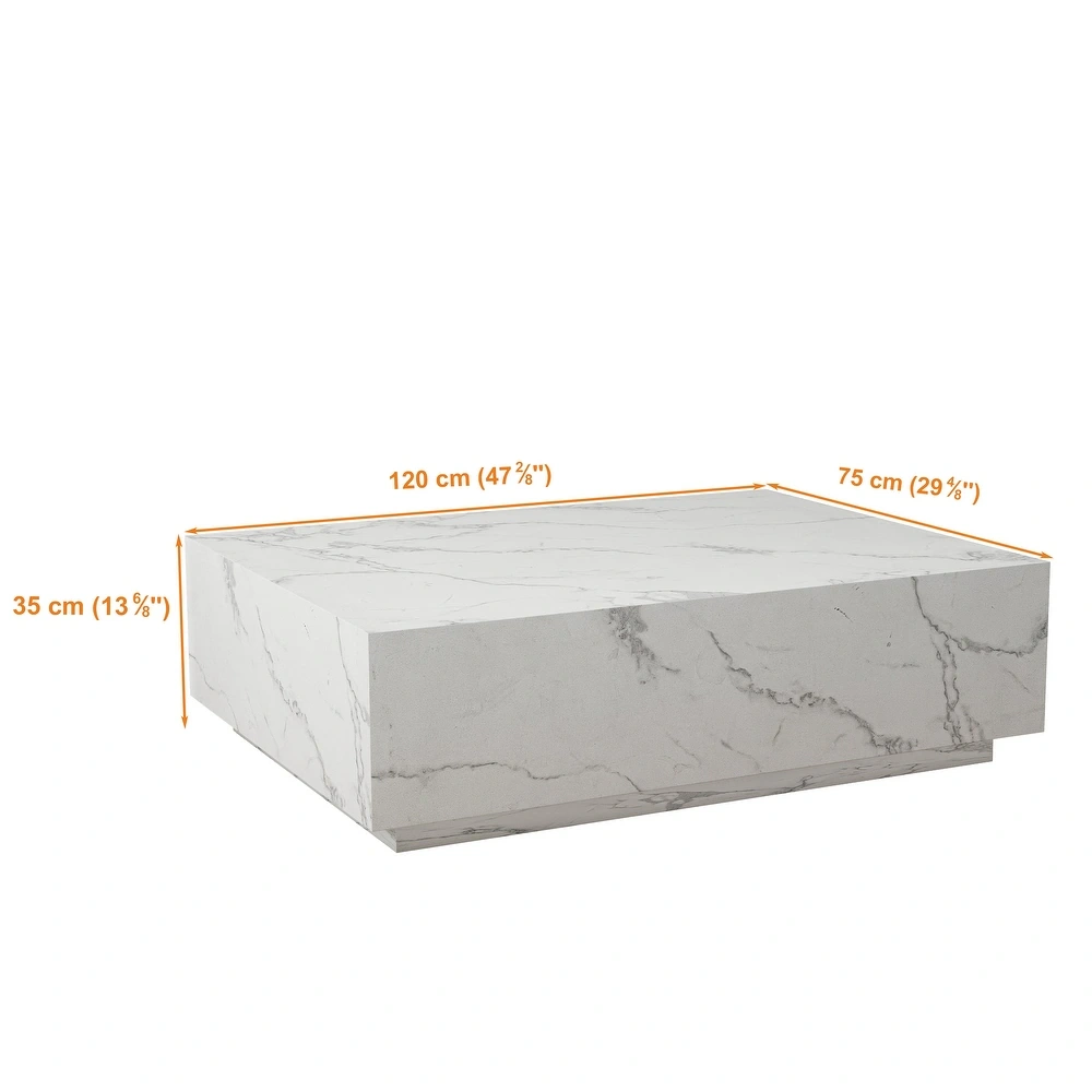 solid marble coffee table