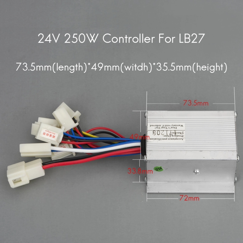 Yiyun LB27 24V 250W Brush Controller – Speed Controller for Electric ...
