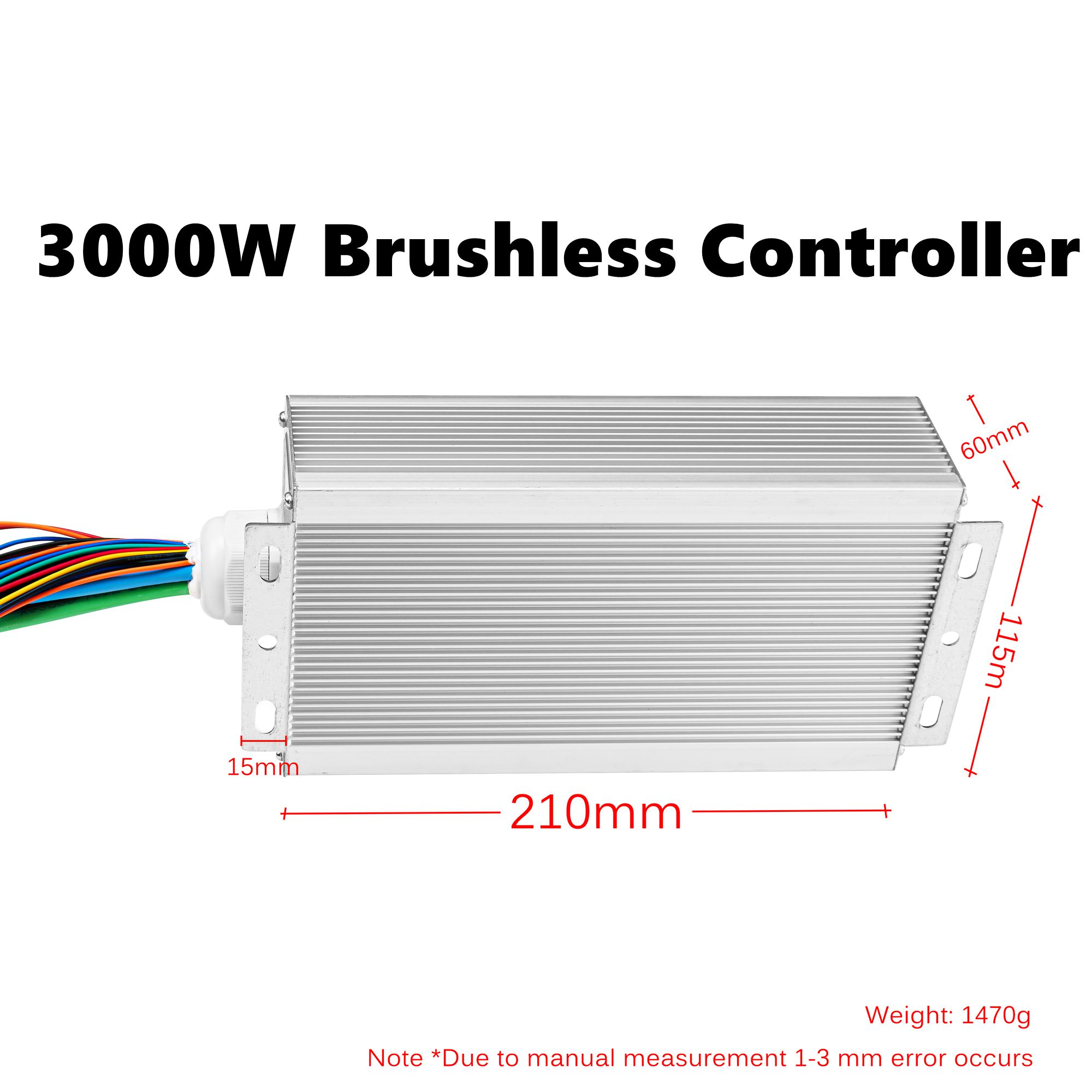 Kunray KRBC-36MOS Ebike Brushless Controller 80A 100A 150A 3000W-9000 ...
