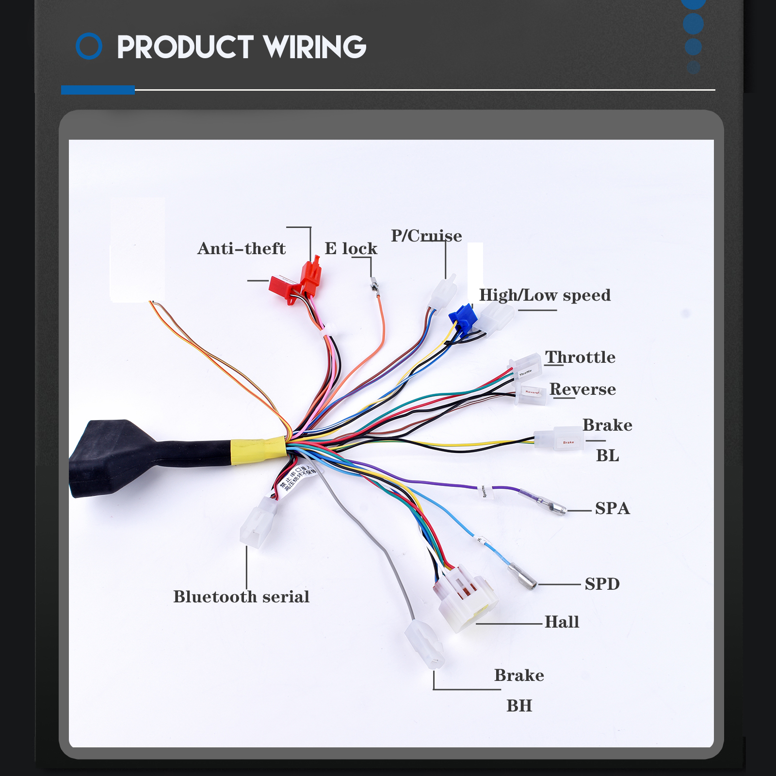 KUNRAY MY1020 48V 72V 3000W 2000W Brushless Motor with Temperature ...