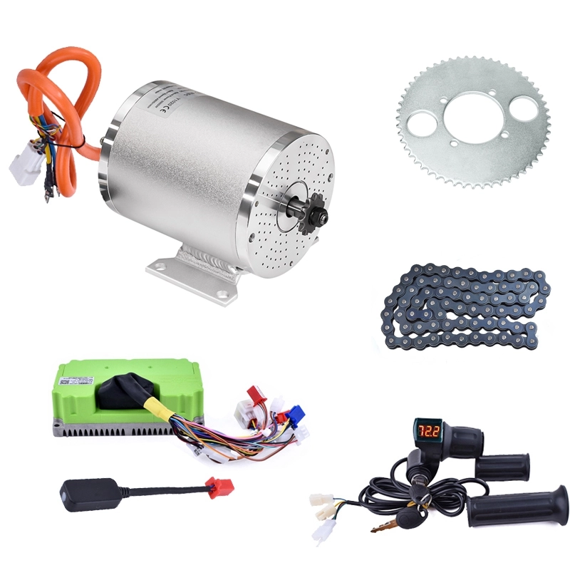 KUNRAY Electric Brushless Motor 48V 72V 3000W 2000W High Speed Motor for Electric Bike E-Scooter ...