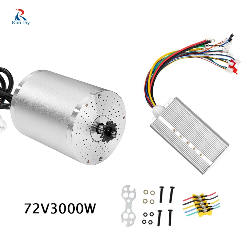 Kunray Brushless Motor Go Kart 72V 3000W 50A Controller Kits Brushless ...