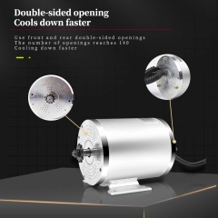 BLDC 72V 3000W Brushless Motor Kit with 24 Mosfet 50A Controller and Throttle for Electric ...