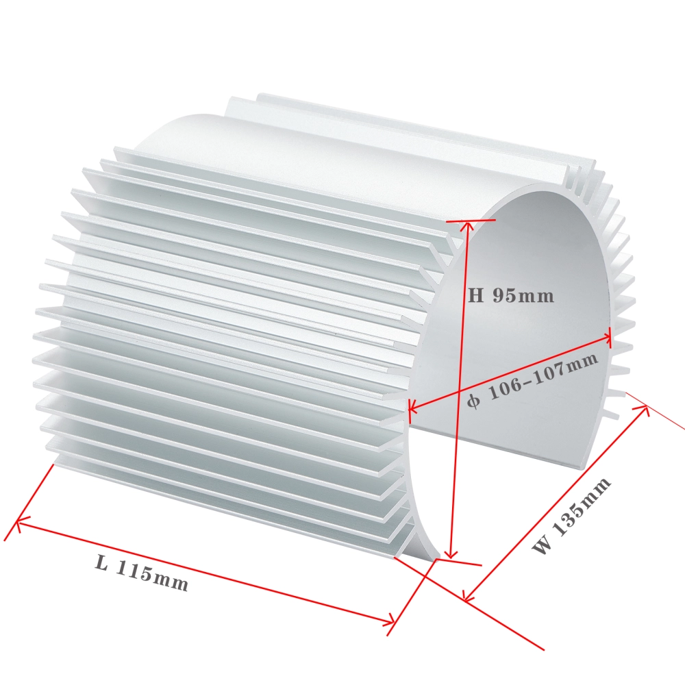 Kunray Motor Heat Sink Aluminium Alloy Heatsink Cooling Fins for Razor ...