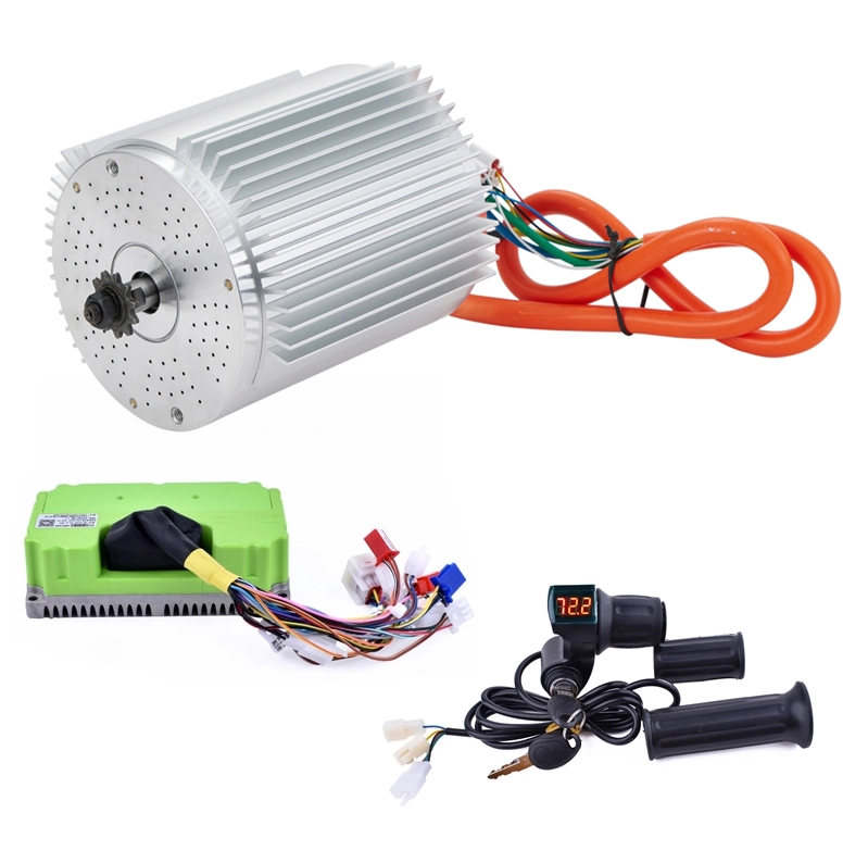 KUNRAY MY1020 48V 72V 3000W 2000W Brushless Motor with Temperature ...