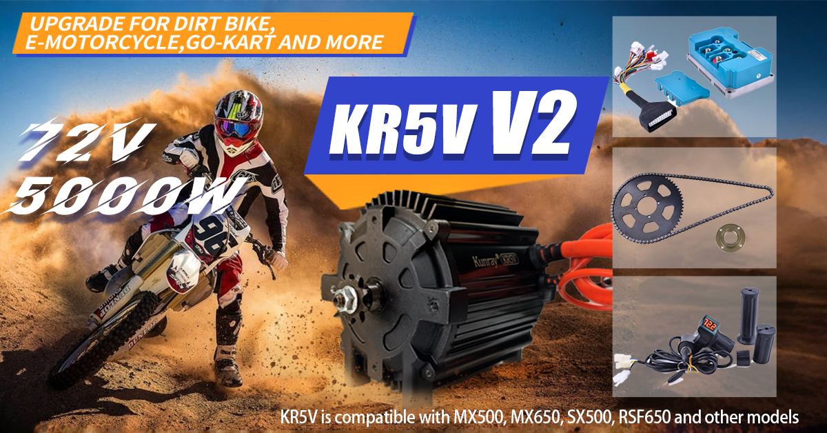 Kunray KR5V 72V 5000W Brushless Motor Kit – Razor Upgrade & Eco Power