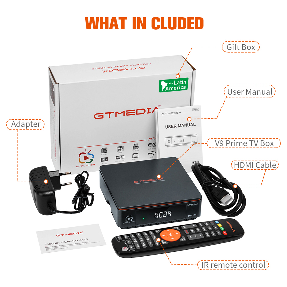 Gtmedia Satellite Receiver V9 Prime