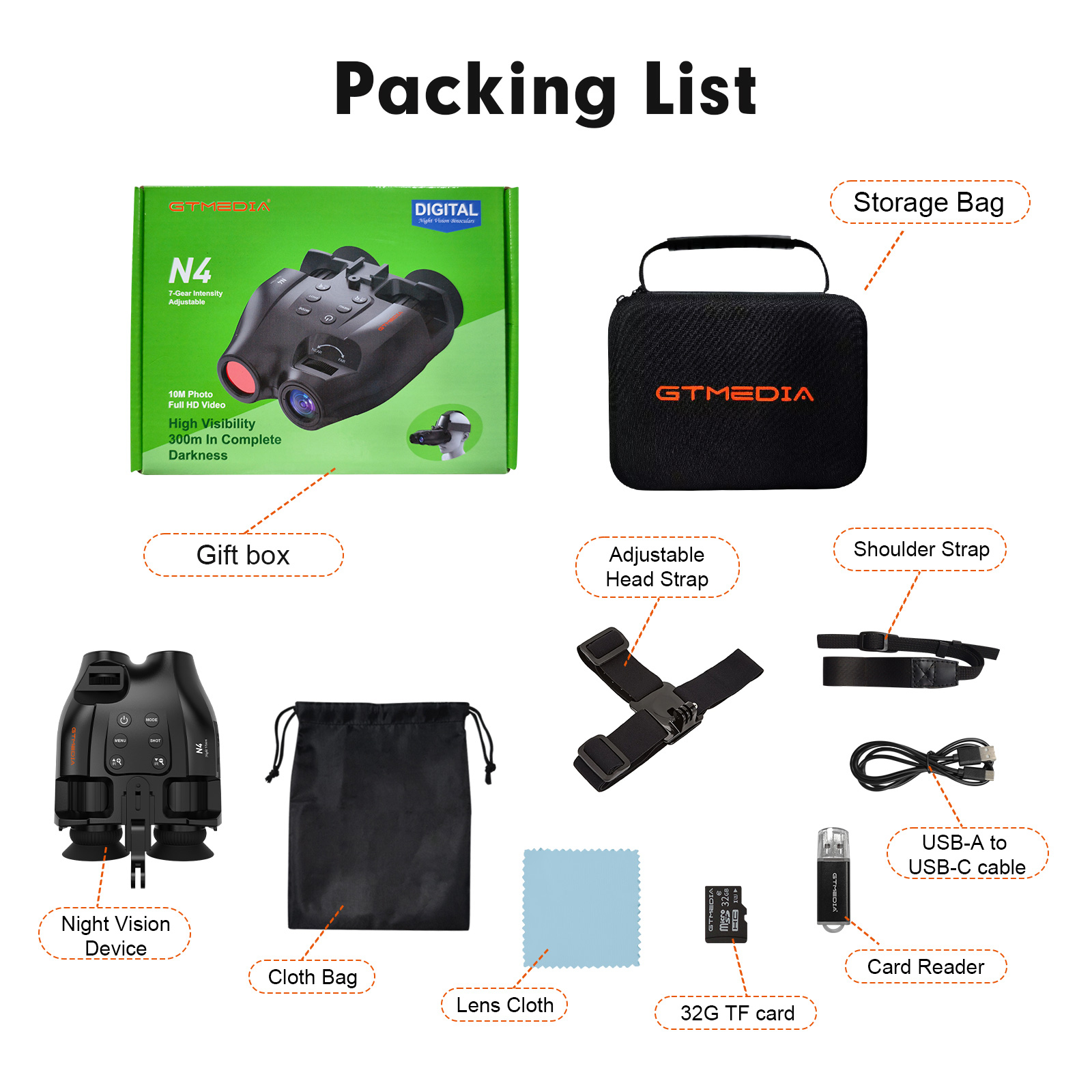 Gtmedia N4 Night Vision Binoculars