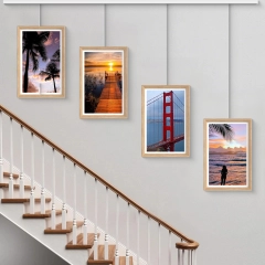 Smart digital photo wall