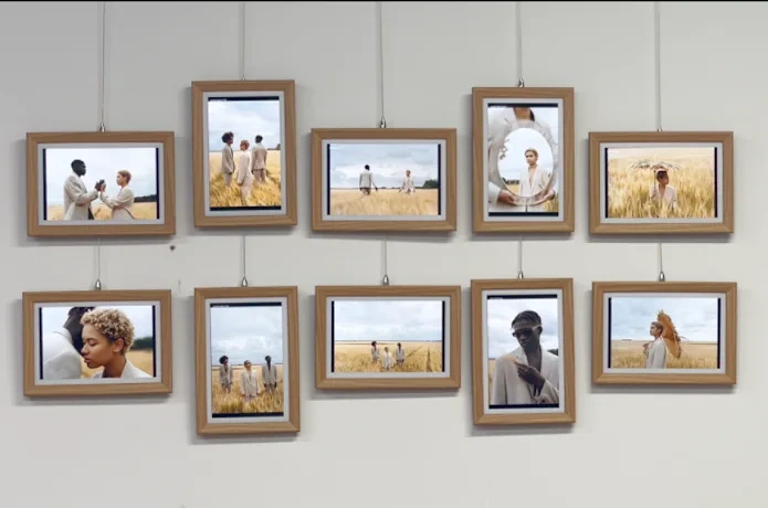 digital wall poster frame