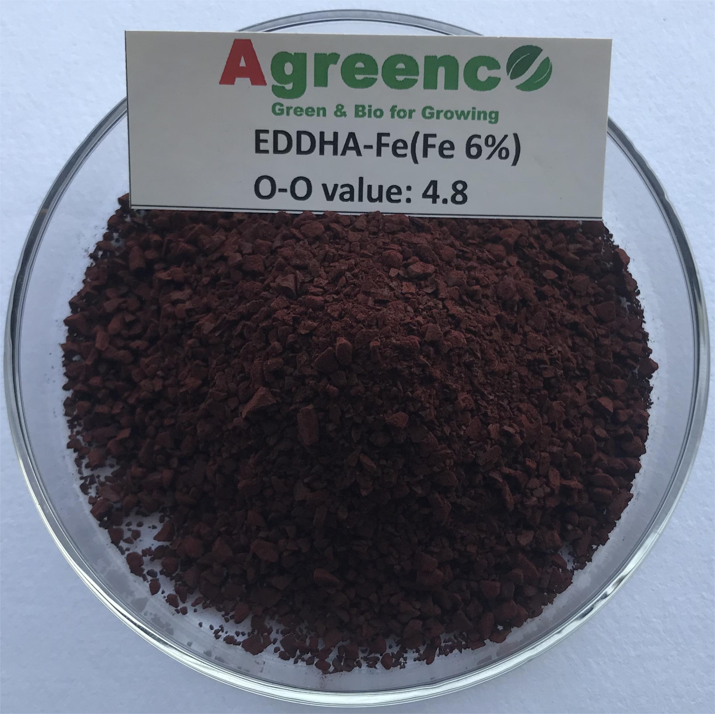 EDDHA-Fe 6% Trace Element Fertilizer in Powder and Granules